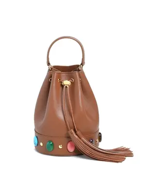 Gianvito Rossi Textured Bucket Bags