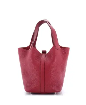 HERMES Pm Picotin Lock Bag Clemence