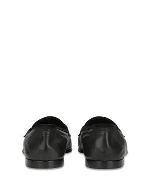 Dolce & Gabbana Calfskin Slipper Loafers - Black