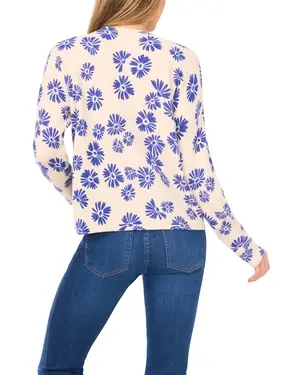 CECE DUPRAZ Floral Print Sweater