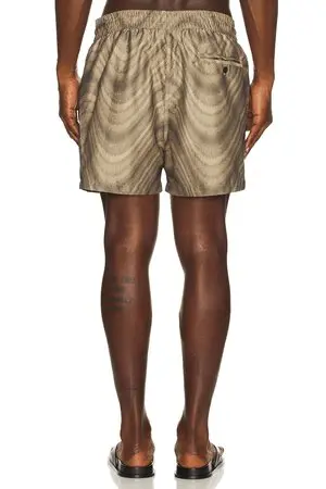 Frescobol Carioca Rio Jacquard Fibra Swim Short - Khaki