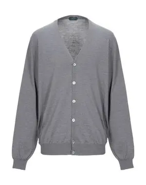 Zanone Long Sleeve Cardigans For Men