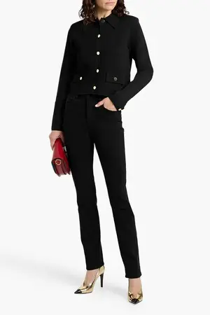 Veronica Beard Katia Knitted Jacket - Black