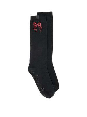 Victoria's Secret Plush Grip Socks - Black