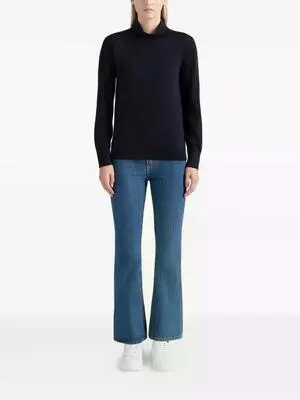 Bally Mock-neck Striped Sweater
