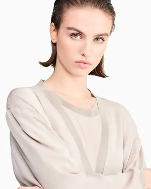 Giorgio Armani Silk Georgette Twin-set - Grey