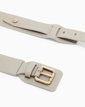 Giorgio Armani Leather Belt With Buckle Cover