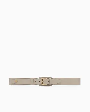Giorgio Armani Leather Belt With Buckle Cover