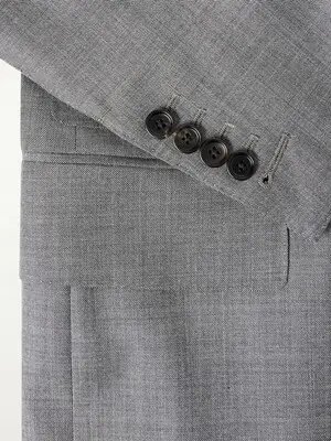 TOM FORD Shelton Super 110s Wool Blazer - Gray
