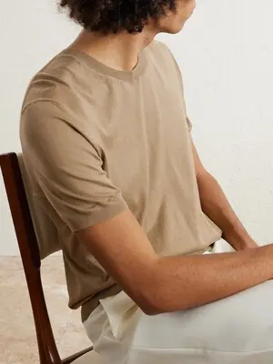 TOM FORD Cotton T-shirt - Neutrals