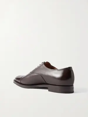 John Lobb City Ii Leather Oxford Shoes