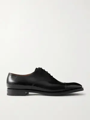 John Lobb City Ii Leather Oxford Shoes