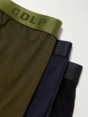 CDLP Three-pack Stretch-tencel™ Lyocell Boxer Briefs - Multi