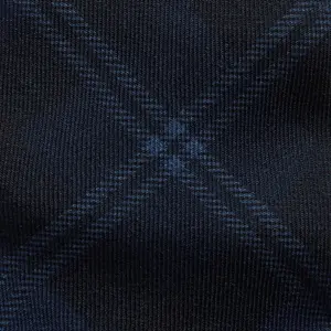 Ralph Lauren Plaid Wool Challis Neck Tie