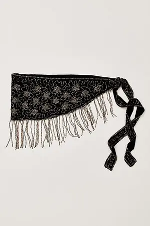 Free People Beaded Blooms Skirt Belt