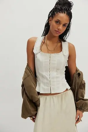 Free People Square Neck Halter Cami