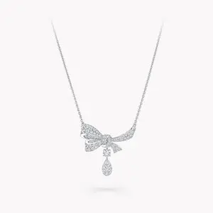 Graff Tilda’s Bow Diamond Drop Pendant