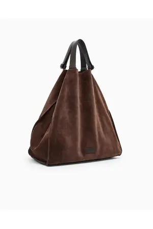 Giorgio Armani Suede Shopper Bag