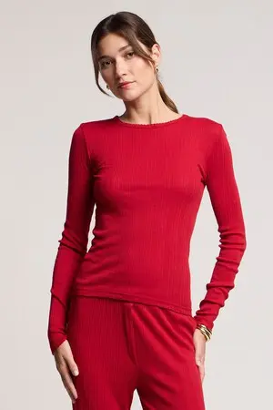 Velvet By Graham & Spencer Ribbed Tops