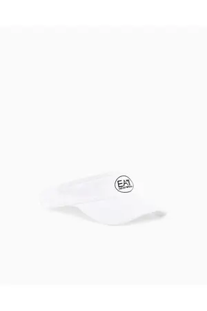 Emporio Armani Tennis Pro Cotton Visor - White