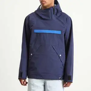 Stone Island Marina 3l Performance Pertex Popover Jacket - Navy Blue