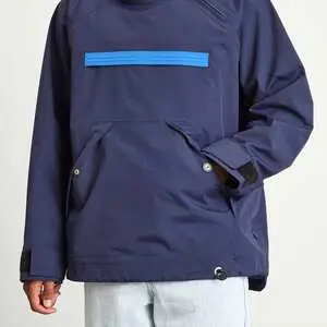 Stone Island Marina 3l Performance Pertex Popover Jacket - Navy Blue