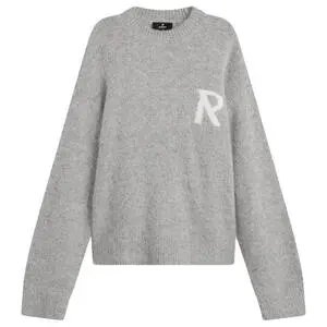 REPRESENT Logo Knit Jumper - Grey