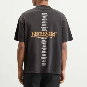 REPRESENT Golden Tour T-shirt, Size