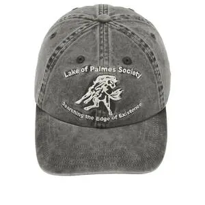 PALMES Lake 6-panel Cap - Charcoal