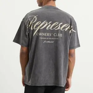 REPRESENT Owners Club Script T-shirt