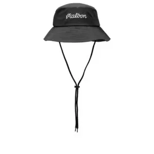 MALBON Logo Bucket Hat - Black