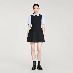 Sandro 2-in-1 Mini Dress