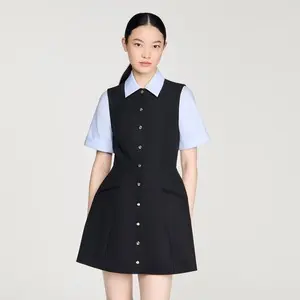 Sandro 2-in-1 Mini Dress