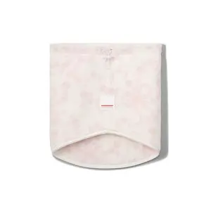 Bogner Arian Fleece Loop Scarf - Pink/off-white