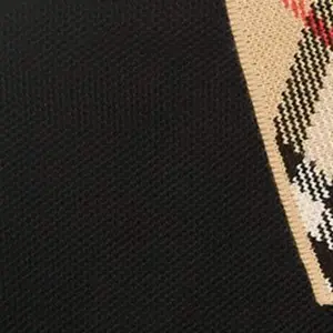Burberry Cotton Check-collar Polo Shirt - Black