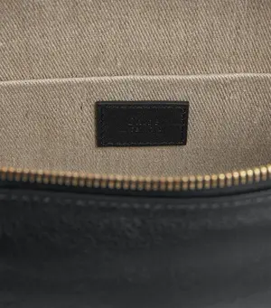 Chloé Marcie Leather Shoulder Bag - Black