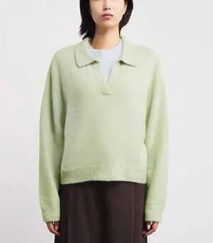 Arch4 Cashmere Oversized Polo Sweater