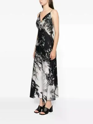 SAIID KOBEISY Printed Midi Dress