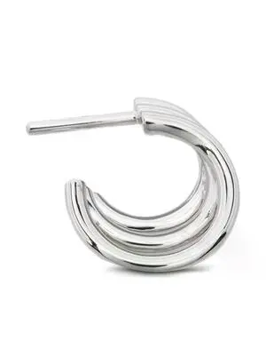 SHAUN LEANE Bound Hoop Single Earring - Silver