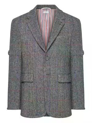 Thom Browne Hunting Tweed Blazer - Grey