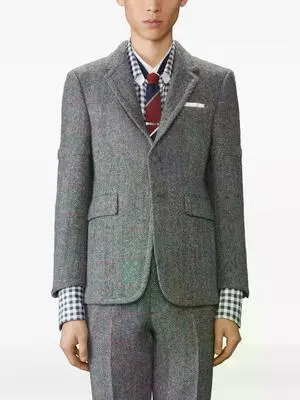 Thom Browne Hunting Tweed Blazer - Grey