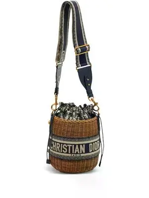 Dior 2021 Wicker Bucket Bag