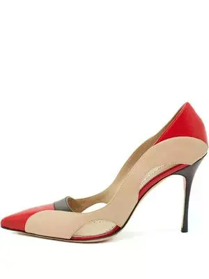 Manolo Blahnik Vestala Cut-out Heels