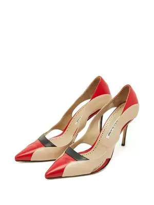 Manolo Blahnik Vestala Cut-out Heels