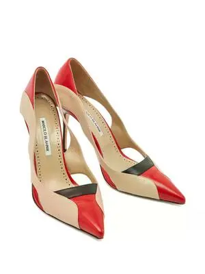 Manolo Blahnik Vestala Cut-out Heels