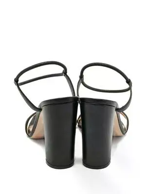 GIANVITO ROSSI Leather Block-heel Sandals