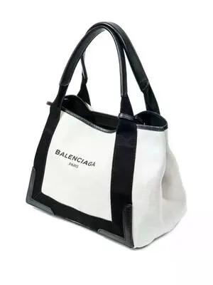Balenciaga Small Cabas Tote Bag - White