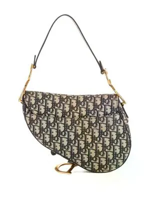 Dior Oblique Saddle Shoulder Bag - Neutrals