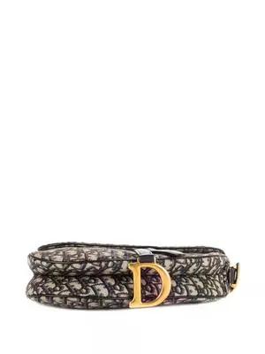 Dior Oblique Saddle Shoulder Bag - Neutrals