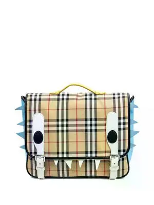 Burberry Check-pattern Satchel